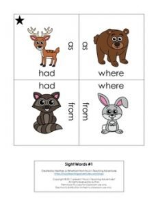 1st Grade Sight Word Magic Square Puzzles - HoJo's Teaching Adventures, LLC