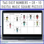 Two Digit Number + Or - 10 Magic Square Puzzles - HoJo's Teaching ...