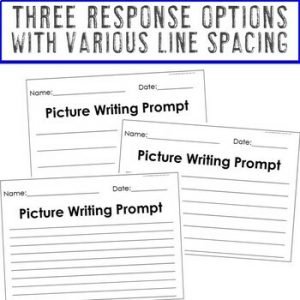Picture Writing Prompts: Volume 5 - Use for Morning Work, Literacy ...