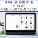 Adding and Subtracting Within 100 Magic Square Puzzles - HoJo's ...