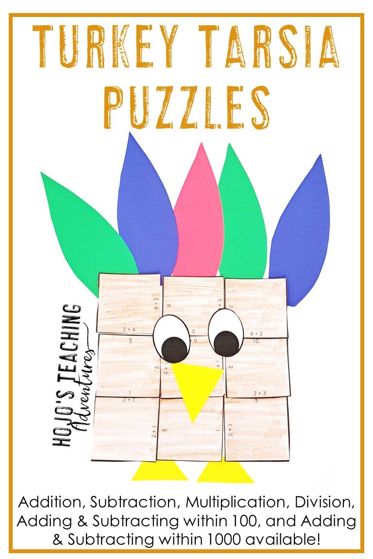 Thanksgiving Activities for Kids - HoJo's Teaching Adventures, LLC