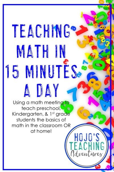 Teaching Math in 15 Minutes a Day - HoJo's Teaching Adventures, LLC